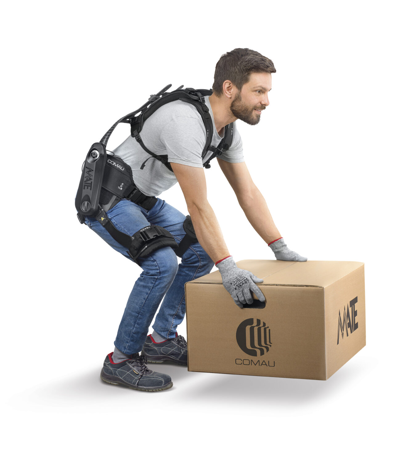 Comau introduces its new wearable exoskeleton MATE-XB