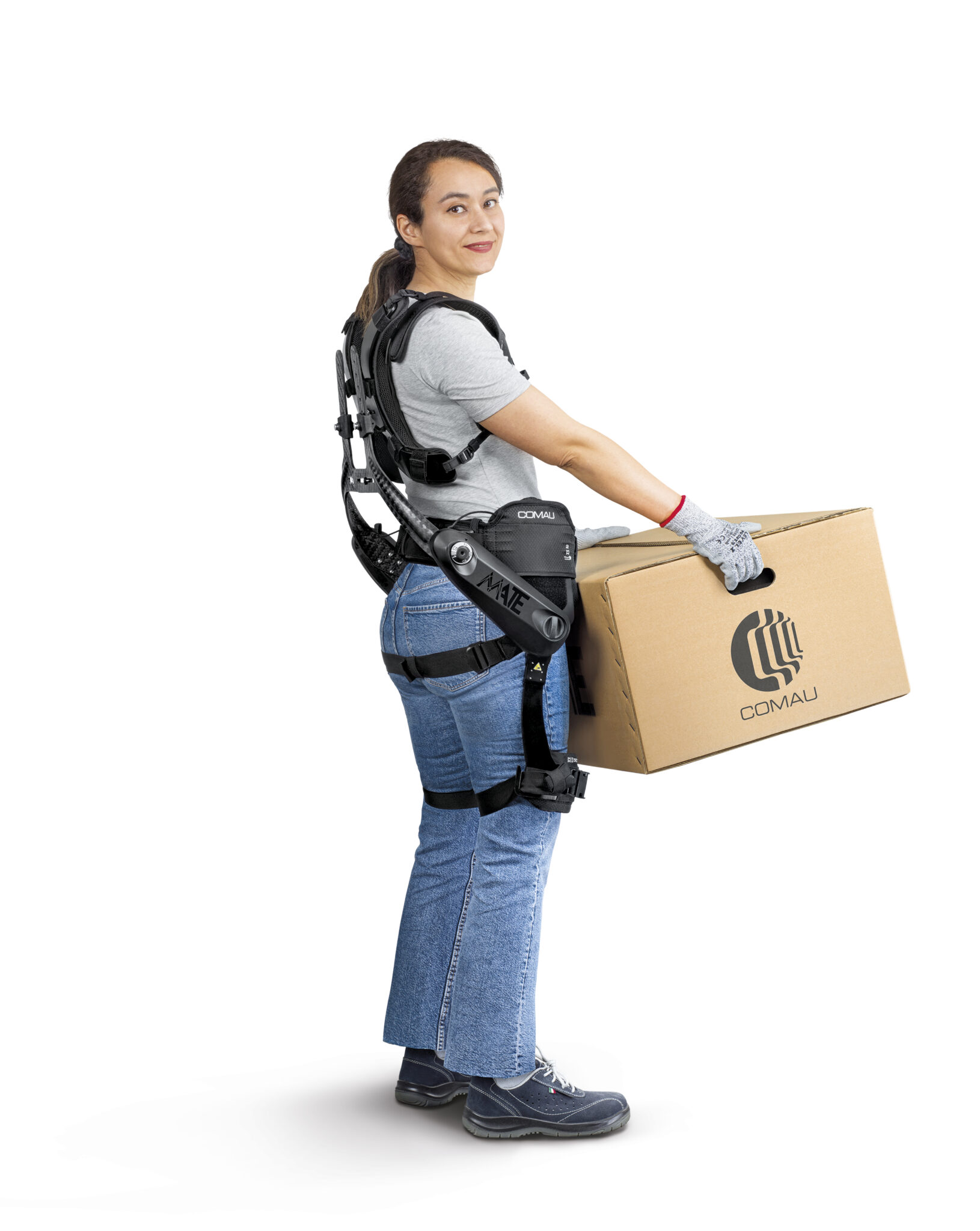 Comau introduces its new wearable exoskeleton MATE-XB
