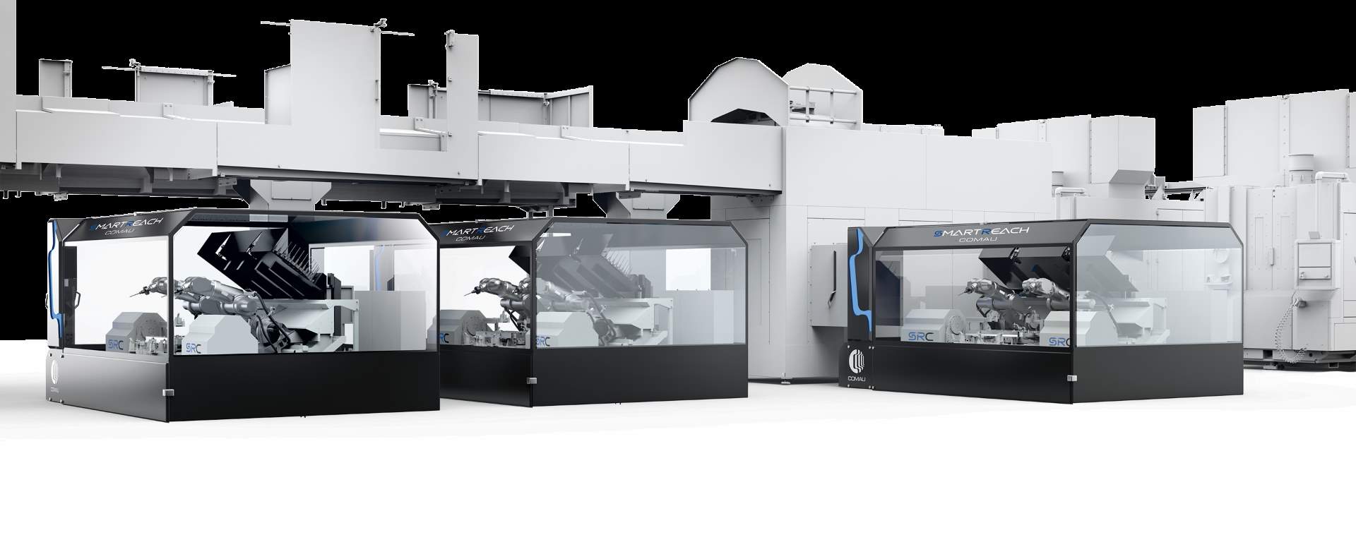 SmartReach Comau | Highly Flexible Machining of Large Parts